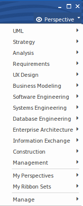 Perspectives | Enterprise Architect User Guide
