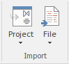 Import Panel | Enterprise Architect User Guide