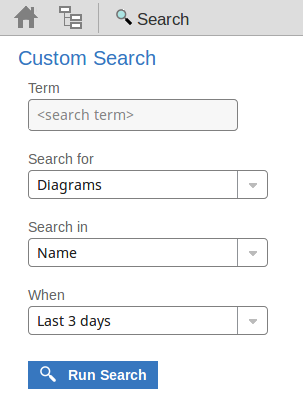 Search the model | Enterprise Architect User Guide