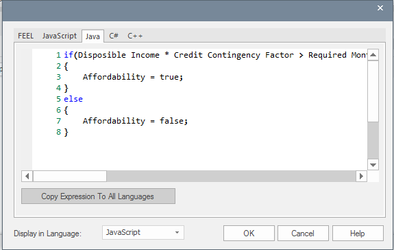 Integrate a DMN Module Into BPSim for Simulation | Enterprise Architect User Guide