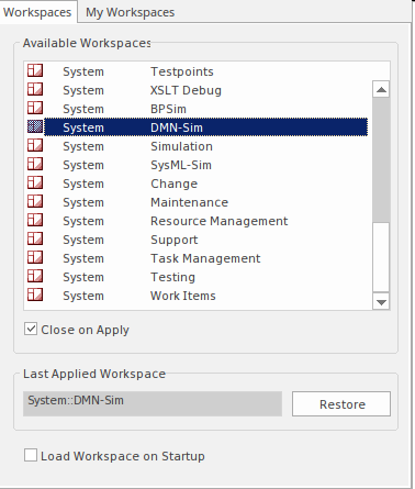 Tailoring the Application for Decision Modeling | Enterprise Architect User Guide