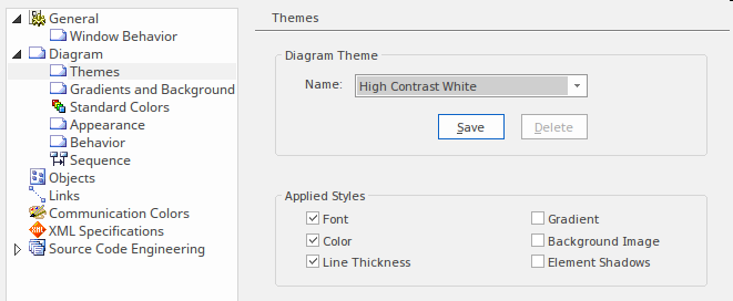 Tailoring the Application for Decision Modeling | Enterprise Architect User Guide