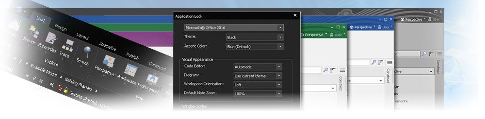 The Application Desktop | Enterprise Architect User Guide
