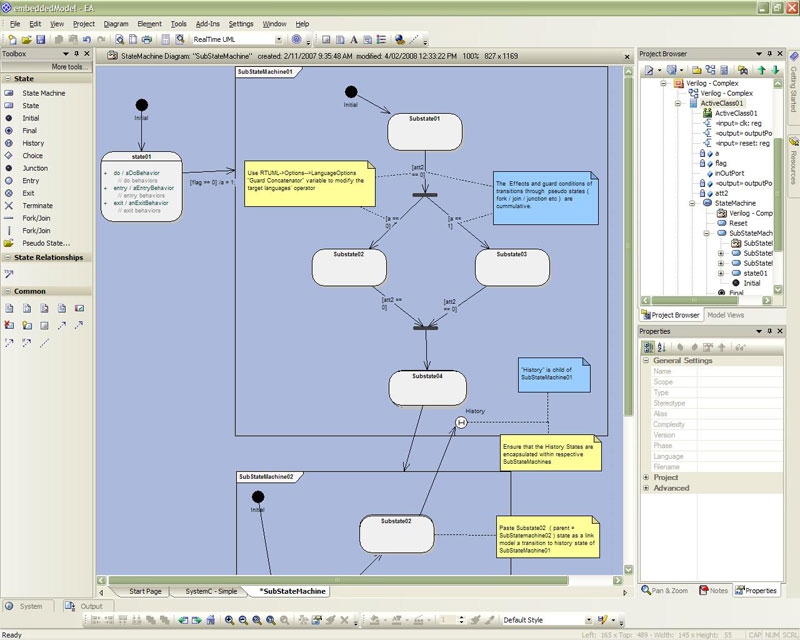 MDG Technology for RealTime UML 1.0 beta 2 - Products - Sparx Systems